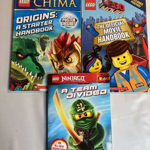 Scholastic | Other | Lego Chima Ninjago Lego Movie Scholastic Book Lot ...